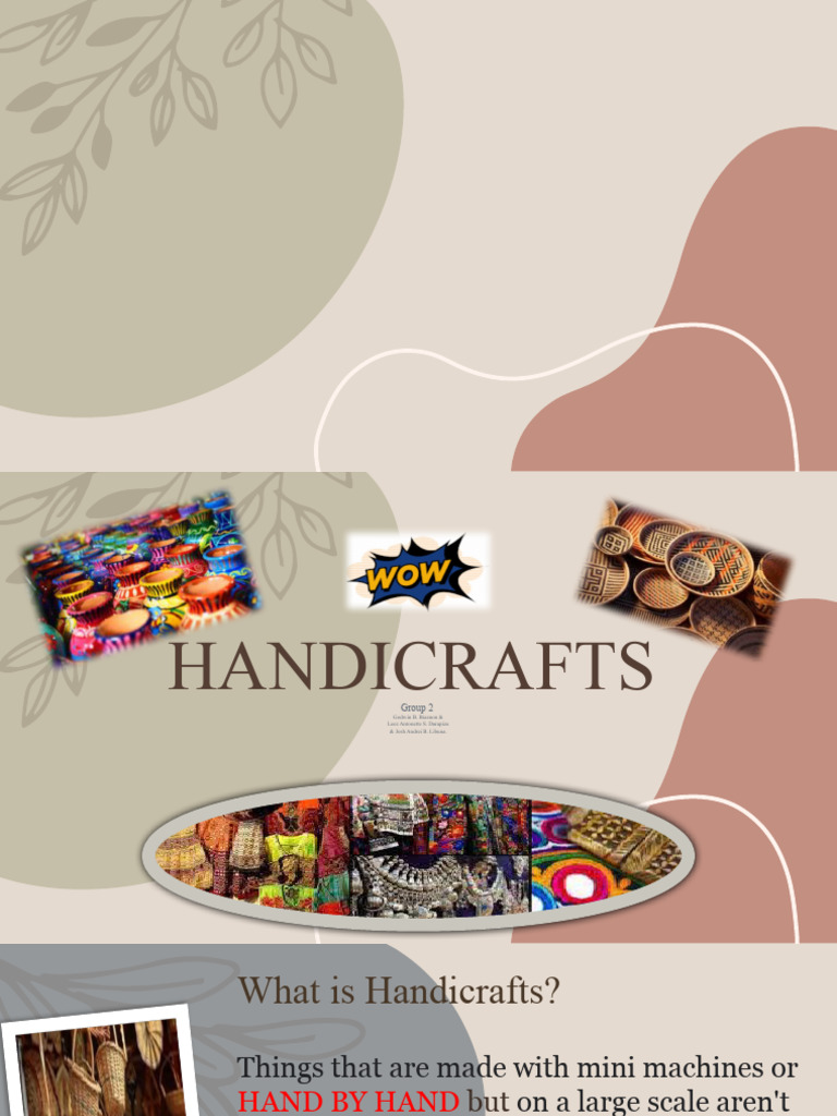 Handicrafts Tle | PDF | Pottery | Handicrafts