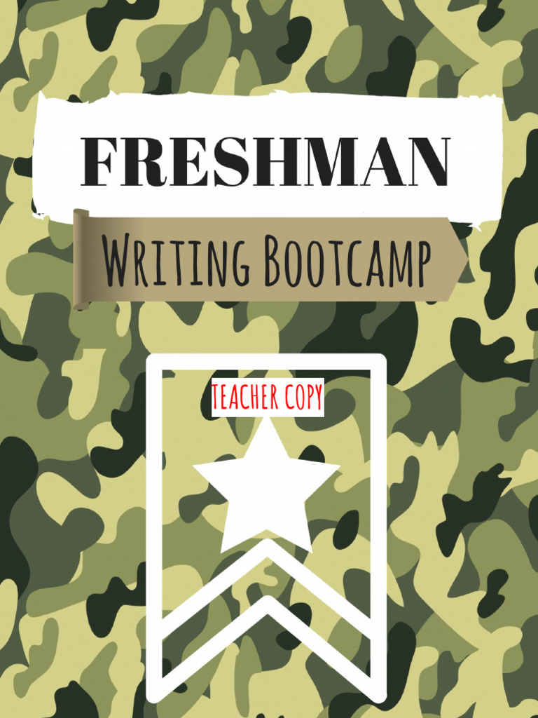 Freshman Writing Bootcamp (Teacher Copy) | PDF | Linguistics | Grammar
