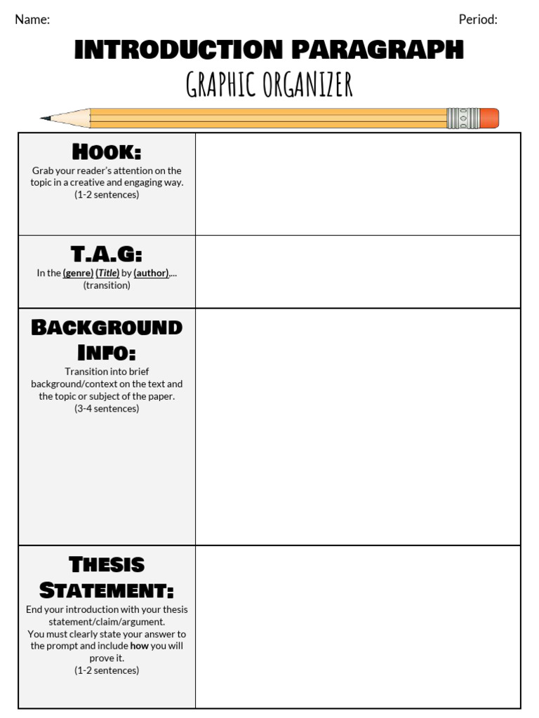 Graphic Organizers (Intro, Body, Conclusion) | PDF | Paragraph | Argument