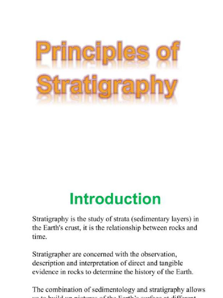 Principles of Stratigraphy | PDF