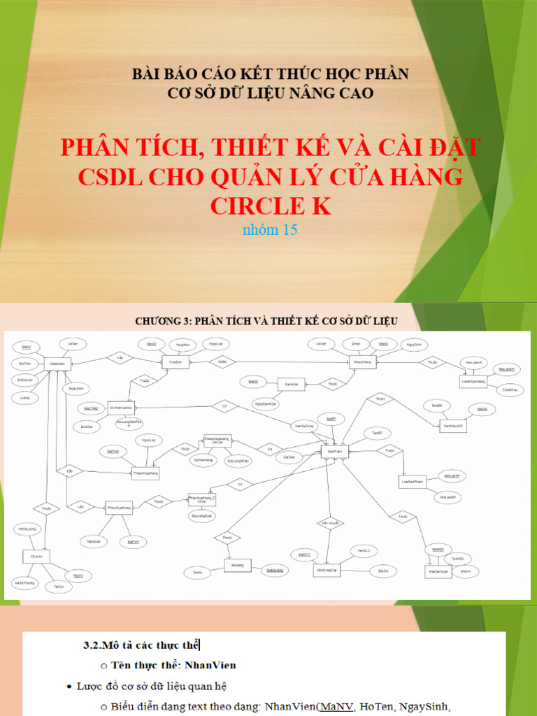 Pptbáo Cáo Đ Án CSDLNC | PDF