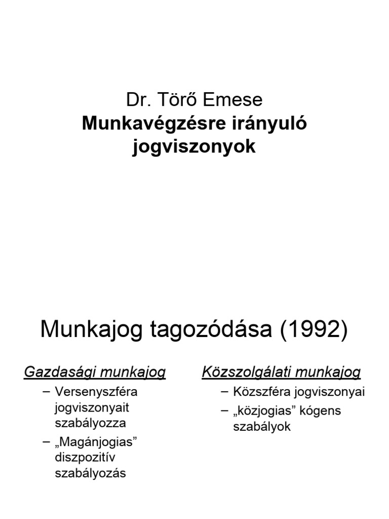 Munkajog EET Lev | PDF