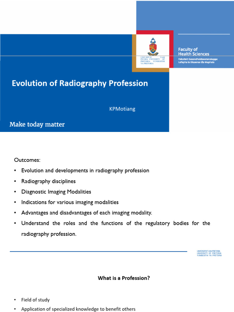Evolution of Radiography Profession | PDF | Medical Imaging | Radiography