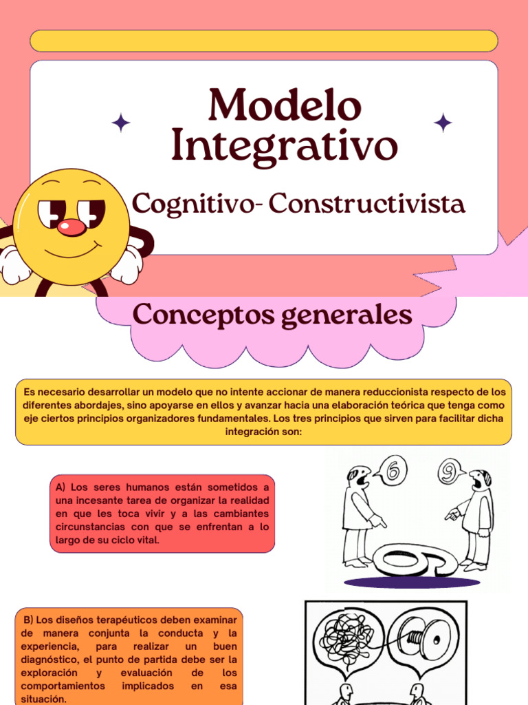 Modelo Integrativo cOGNITIVO CONSTRUCTIVISTA de Fernandez Alvarez | PDF ...