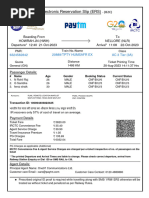 Irctc Sample Ticket Format | PDF | Identity Document | Transport