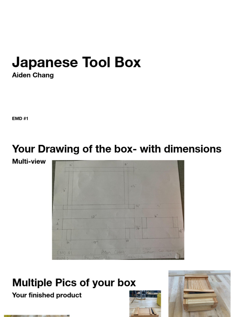 Aiden Chang - Japananese Tool Box Eval | PDF | Drill | Wood