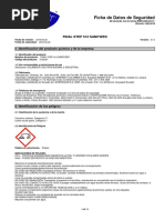 Ficha de Datos de Seguridad Diversey | PDF | Agua | Higiene Ocupacional