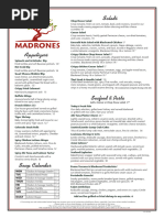 Server Menu Test Answer | PDF | Salad | Hamburgers