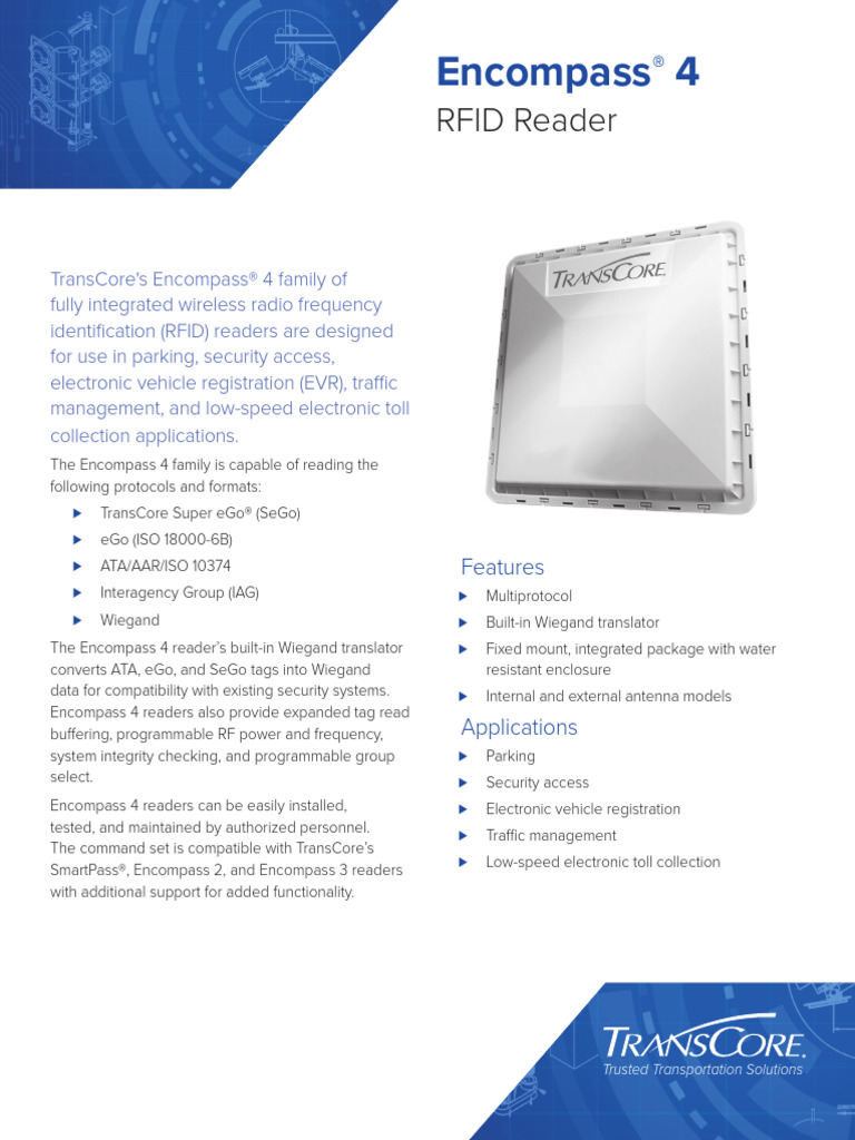 16 0063 001 Rev B Encompass 4 RDR PP | Download Free PDF | Radio ...