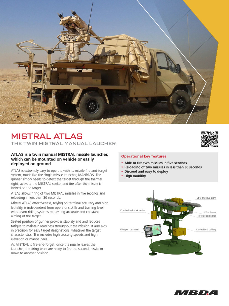 2023 Mistral Atlas Datasheet Pdf Missile Equipment
