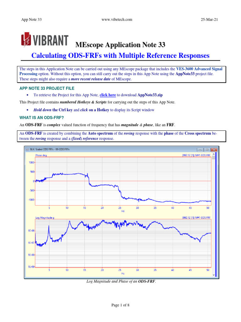 Appnote 33 | PDF | Spectral Density | Spreadsheet