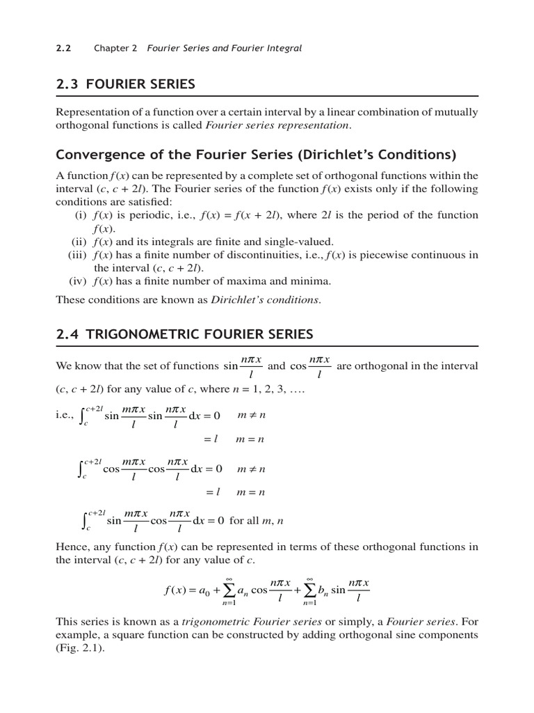 Fourier Series PDF End Sem | PDF | Fourier Series | Function (Mathematics) Fourier Series PDF End Sem | PDF | Fourier Series | Function (Mathematics)