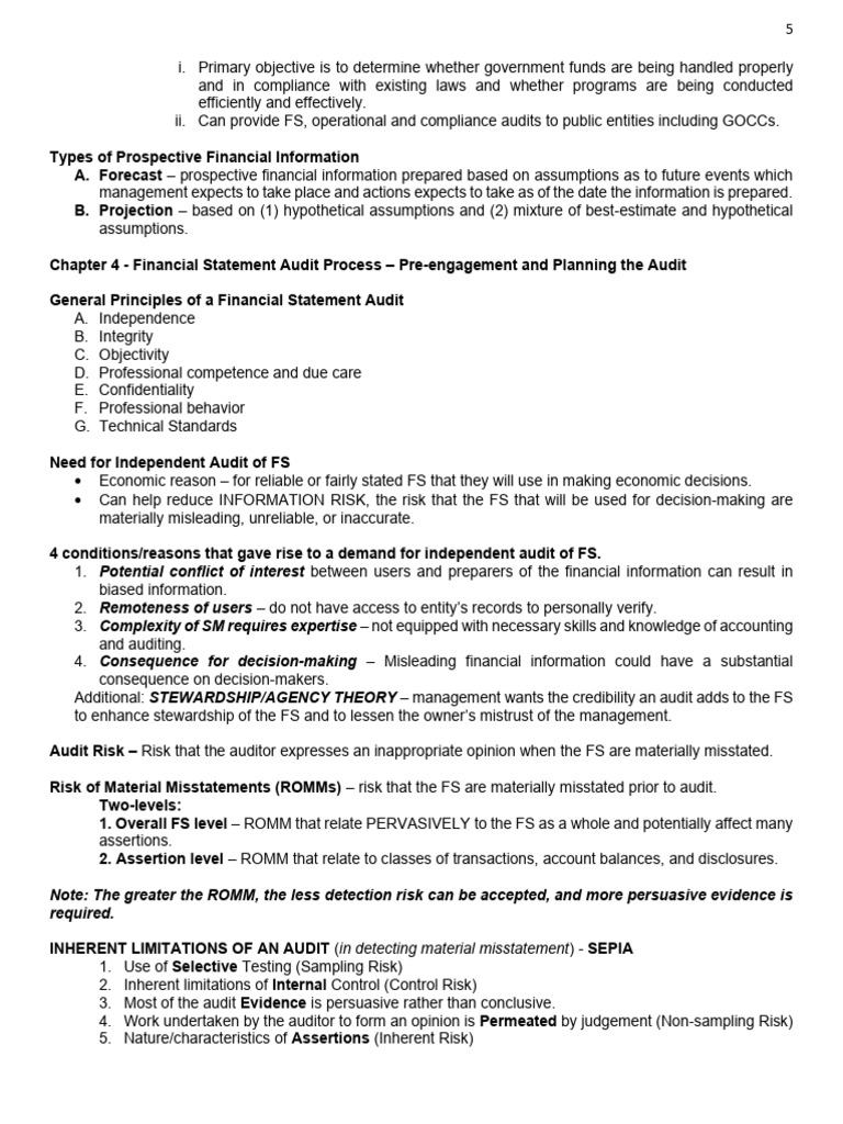 Auditing Theory - Overview | PDF | Audit | Financial Audit