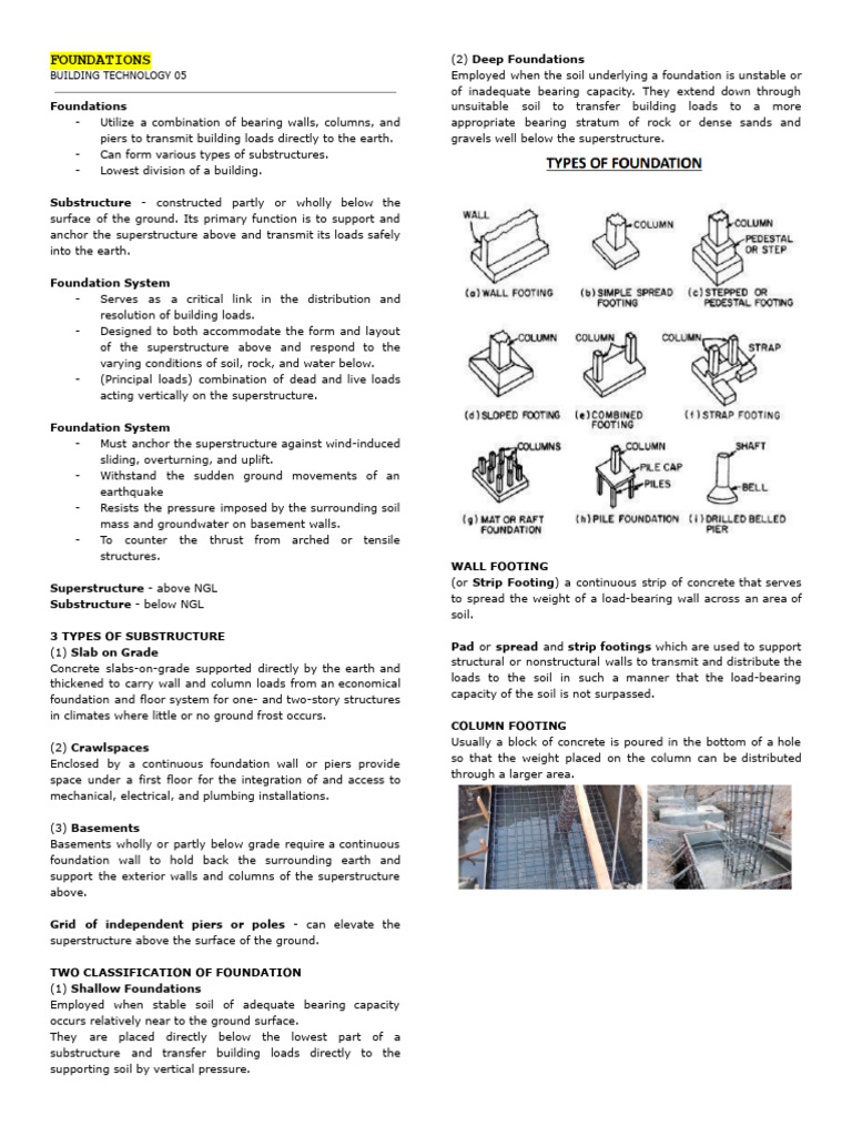 BT Reviewer - Foundation Retaining Wall | PDF | Structural Engineering | Components