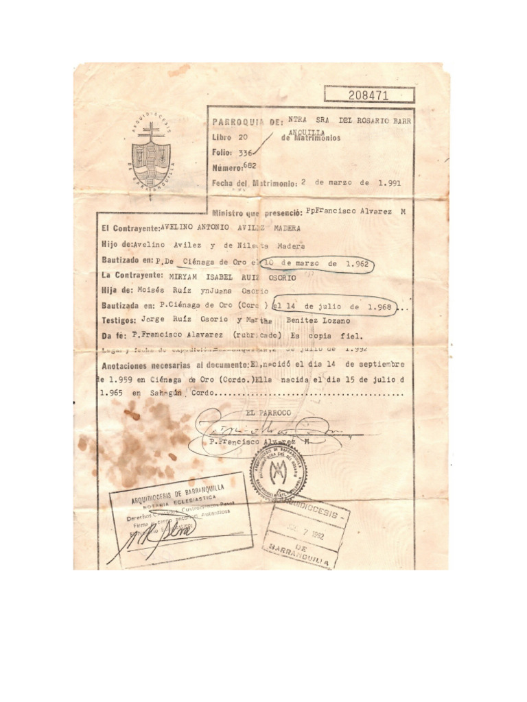 Documentos Miriam | PDF