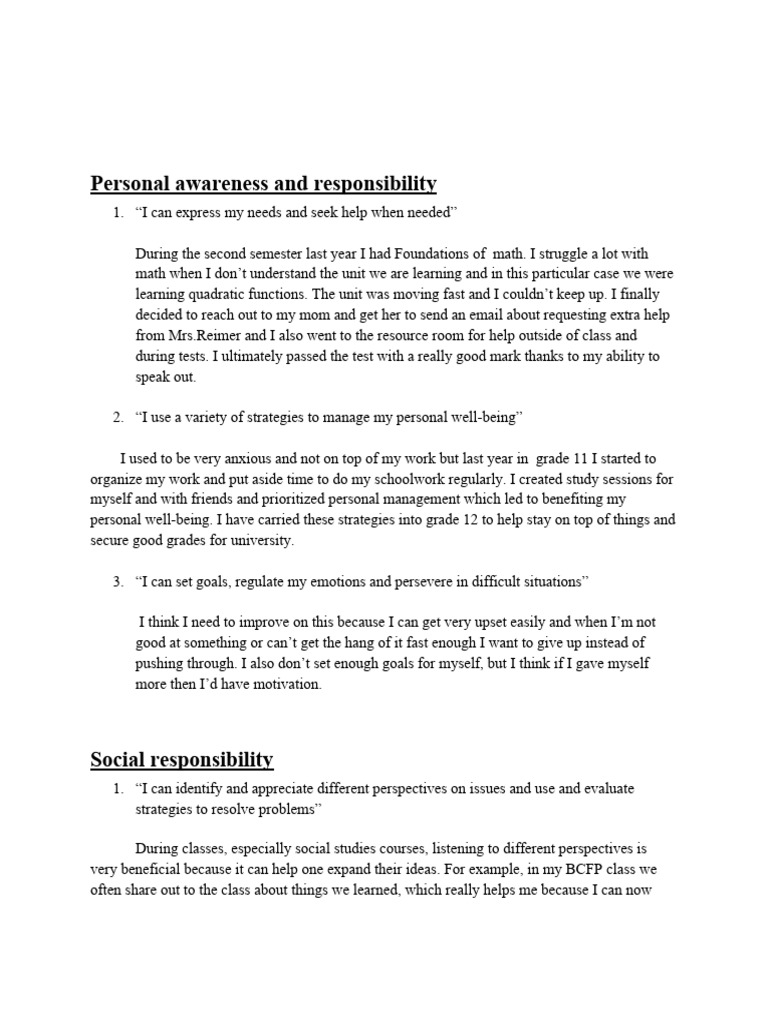 Core Competencies | PDF | Thought | Cognition