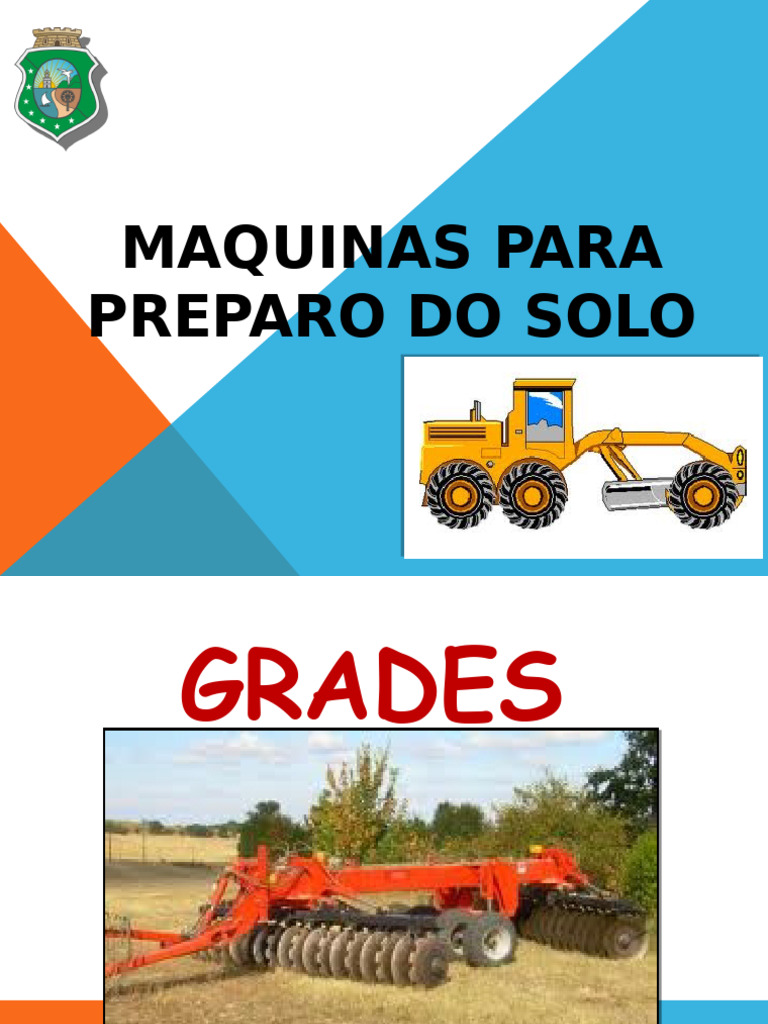 Maquinas para Preparo Do Solo | PDF | Arado | Trator