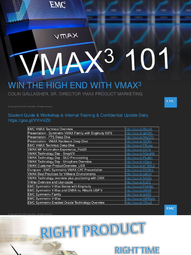 Emc Vmax3 Technical Deep Workshop | PDF