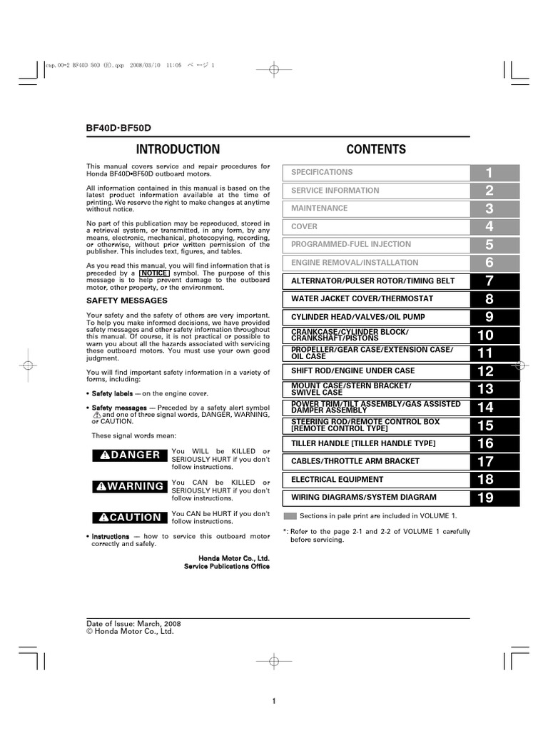 Danger: Safety Messages | PDF | Engines | Piston