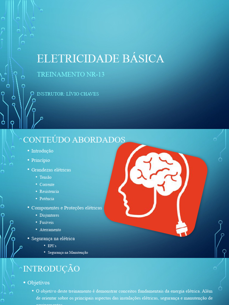 Eletricidade básica | PDF | Eletricidade | Corrente elétrica