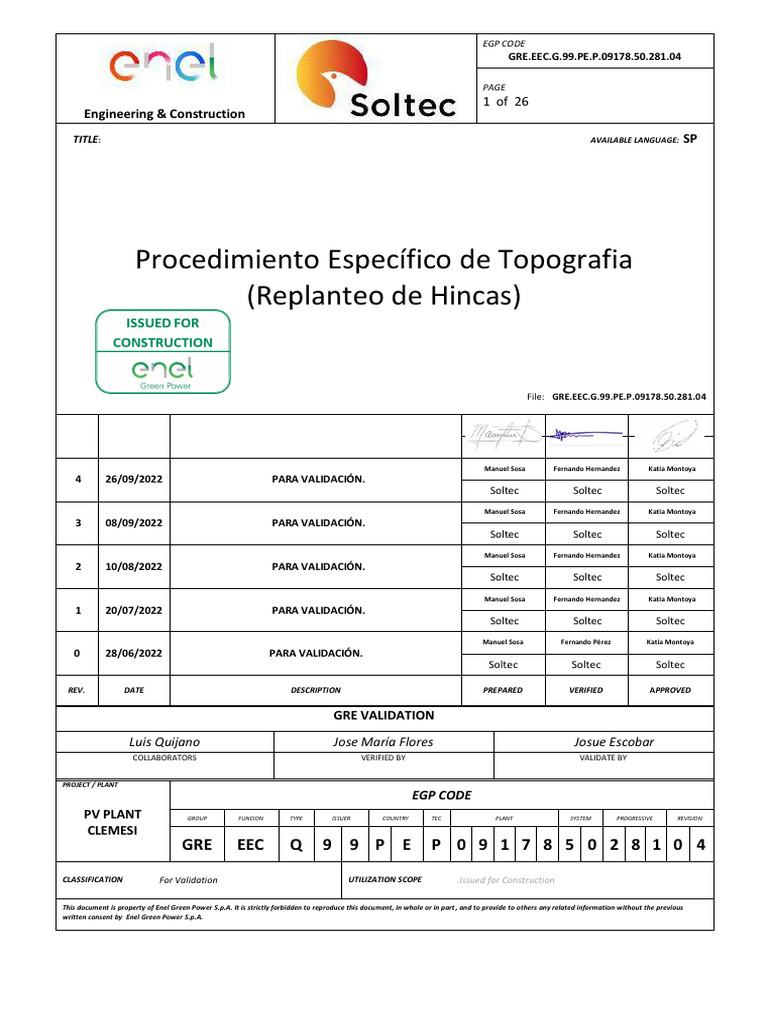 GRE - EEC.G.99.PE.P.09178.50.281.04 Proc de Topografía (Replanteo de HIncas) | PDF | Topografía ...