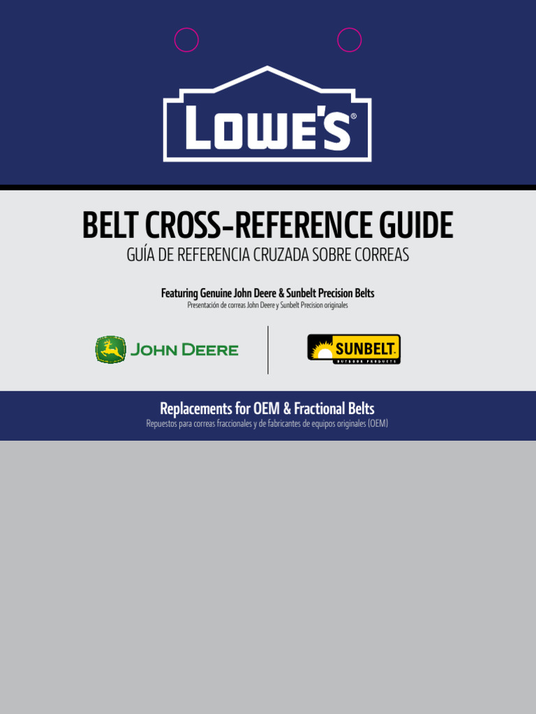 Belt Cross Reference | PDF | Herramientas | Mecánica