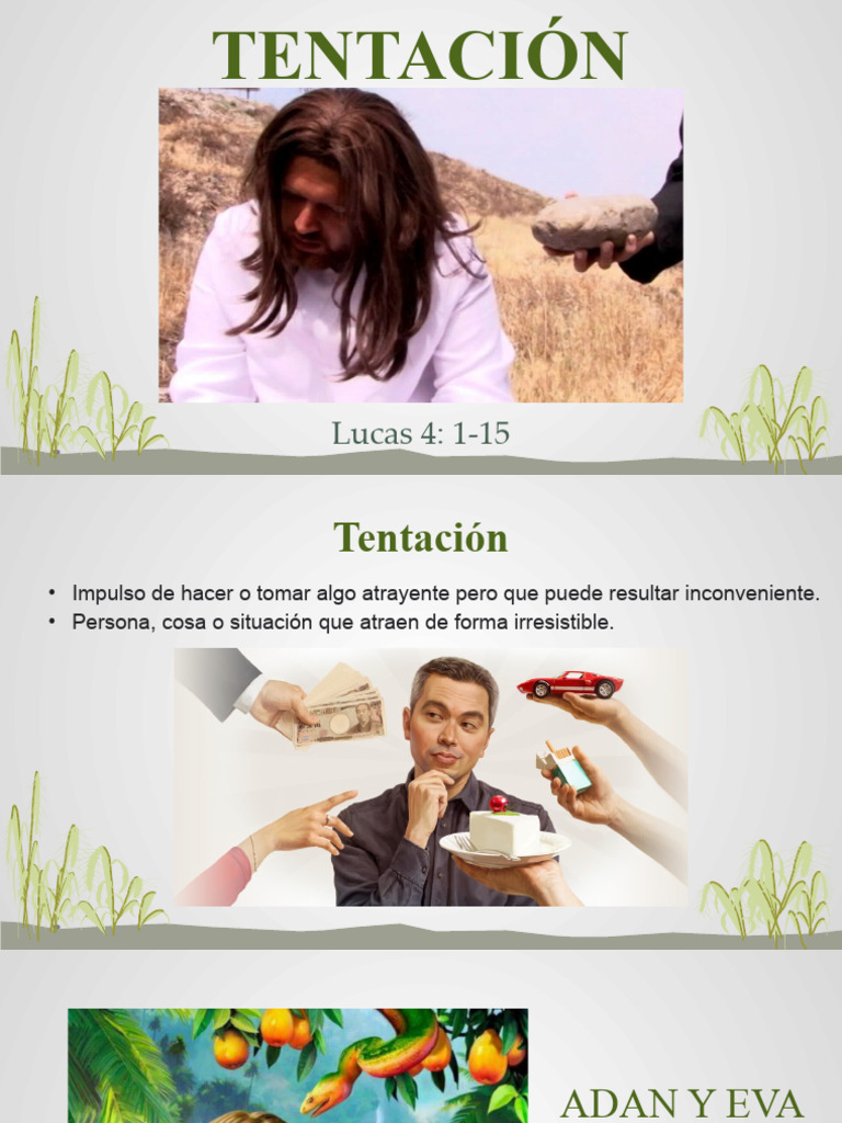 Resistir La Tentación | PDF | Jesús | Tentación