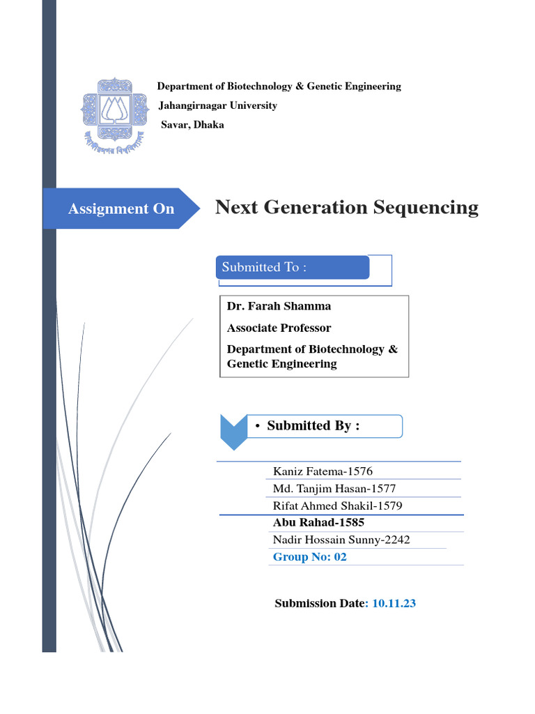 Next Gen Sequencing | PDF | Dna Sequencing | Polymerase Chain Reaction