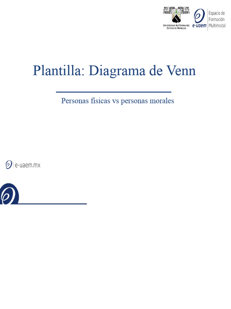 Diagrama de Ven-Personas Físicas Vs Personas Morales | PDF