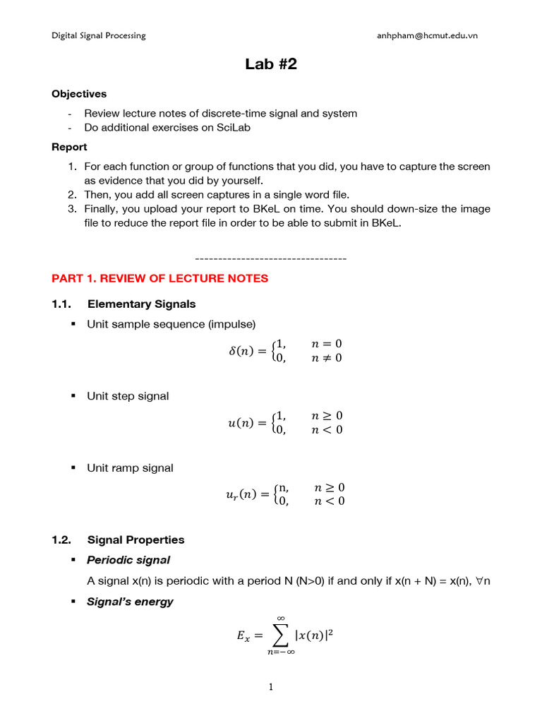 DSP2022 - Lab2-En | Download Free PDF | Computing | Computer Science