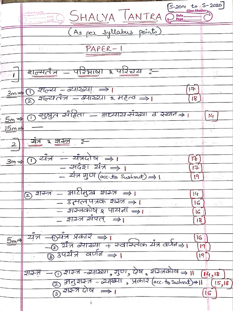 Shalya (Qs Bank) | PDF