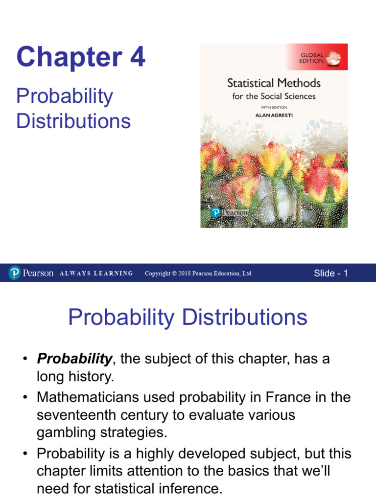 Ch04 Distributions | PDF | Probability Distribution | Probability