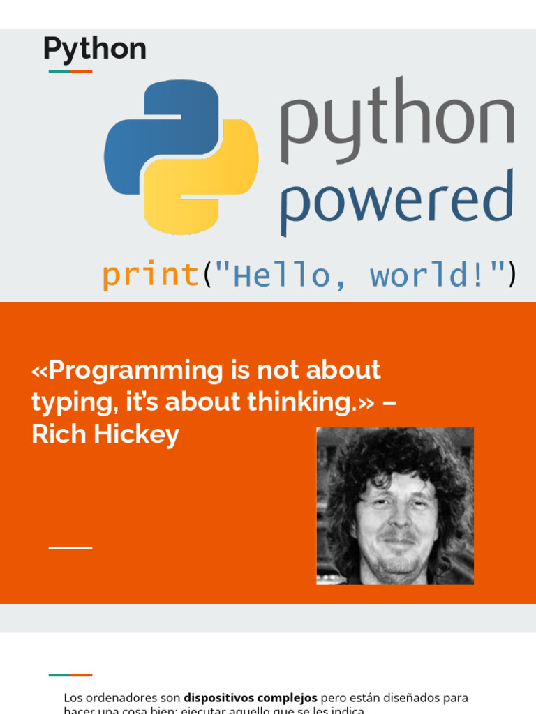 Python Pdf Python Lenguaje De Programación Programación De Computadoras