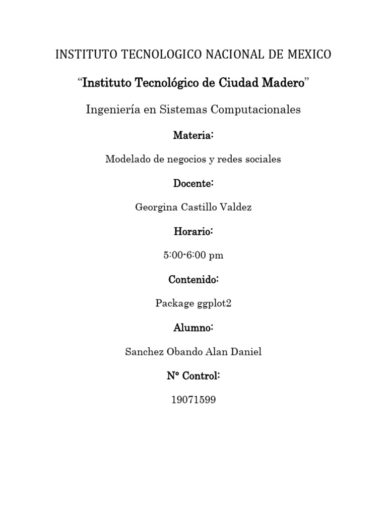 Practica 3. Graficas de Ggplot2 | PDF | Bases de datos | Biblioteca ...