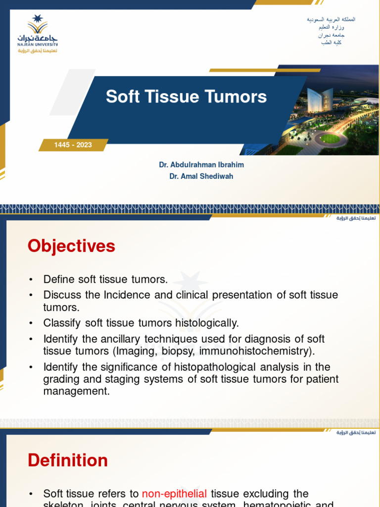 Soft Tissue Tumors New Plan 1445 | PDF | Sarcoma | Neoplasms