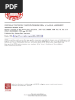 Third Degree Police Torture: Methods & Issues | PDF | Arrest ...