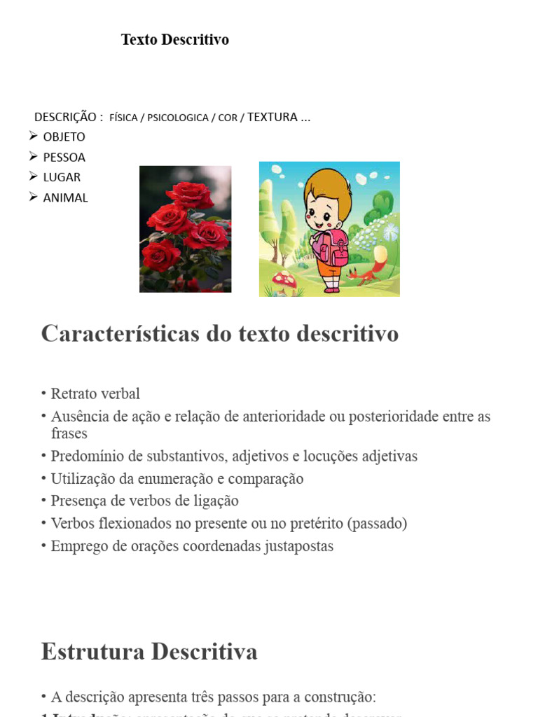 Texto Descritivo | PDF
