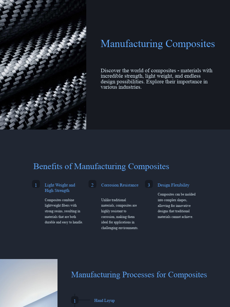 Manufacturing Composites | PDF | Composite Material | Building Engineering