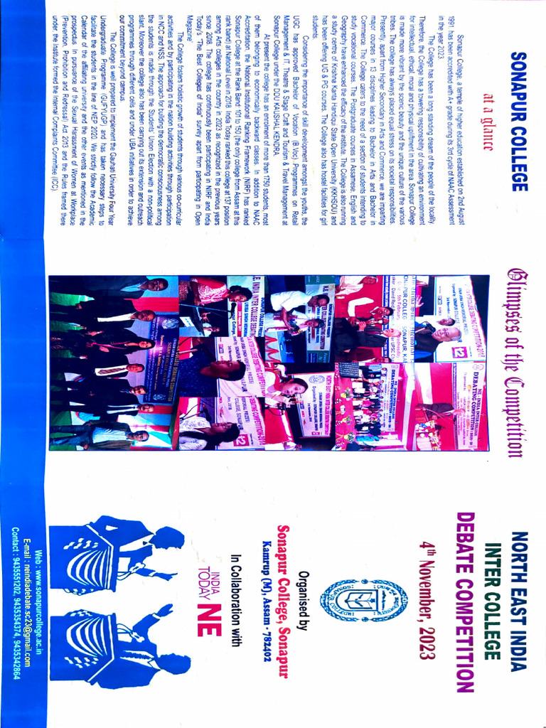 Sonapur College Debate Invite | PDF