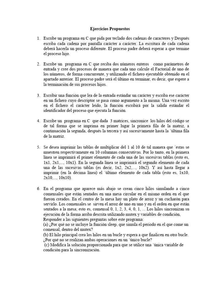 Hilos | PDF | Matriz (Matemáticas) | Ingeniería Informática