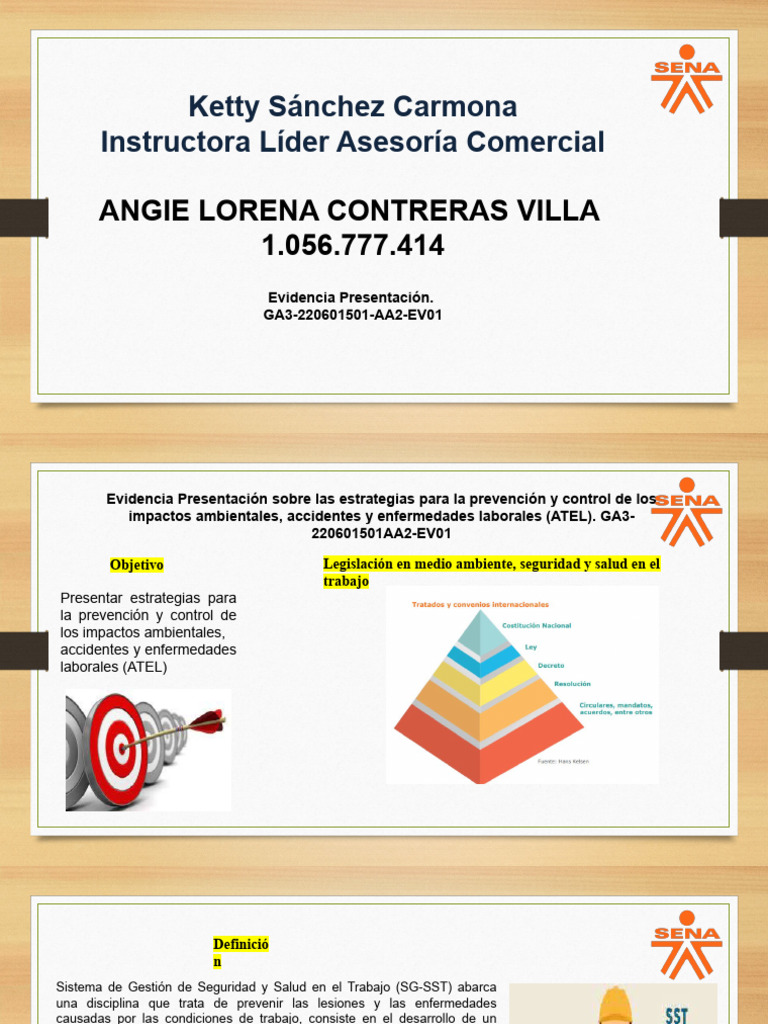 Evidencia Presentación. GA3 220601501 AA2 EV01 | PDF