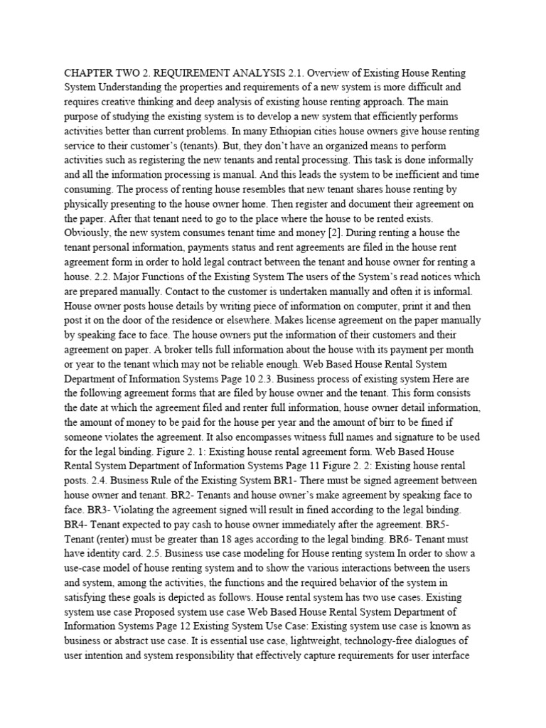 Chapter 2 | PDF | Renting | Use Case