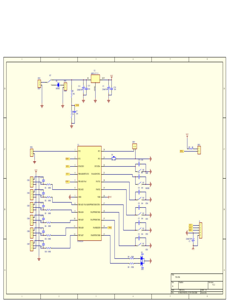 PCB Design for TX-A7105 and MD7105 | PDF