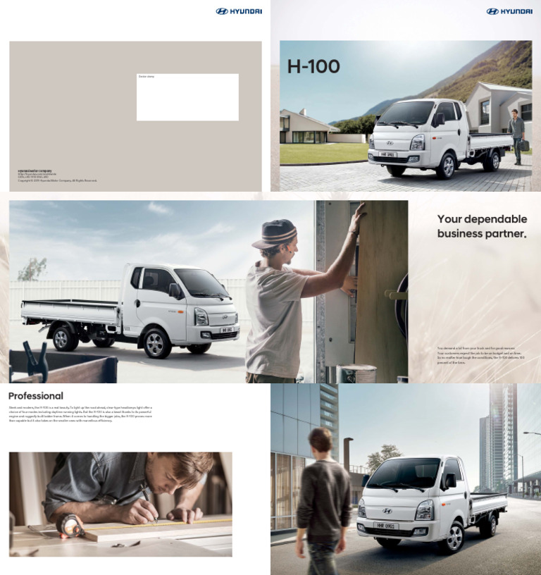 h100 Ebrochure 2020 | PDF | Truck | Manual Transmission
