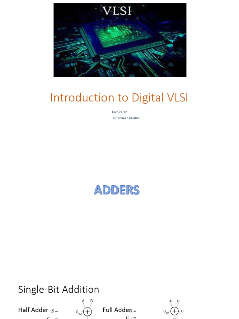 Lecture 12 | PDF | Computer Engineering | Electronic Engineering
