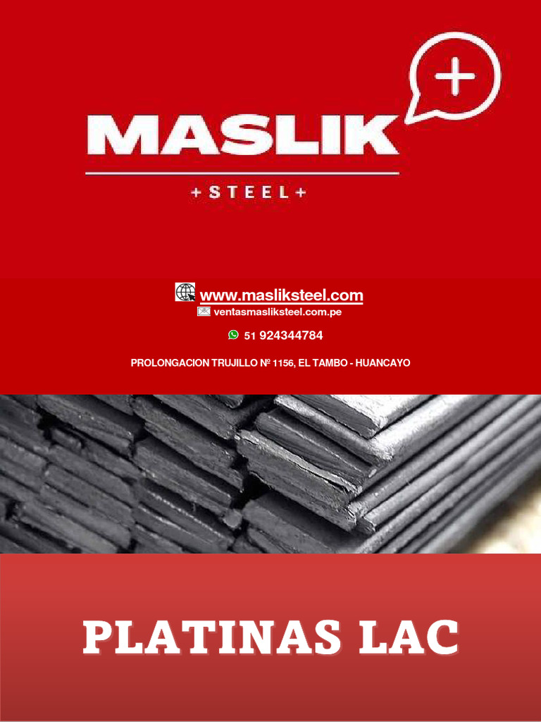 Platinas Maslik | PDF | Ingeniería estructural | Bienes raíces