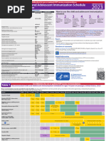 Binational Schedule Immunization USA MEXICO | PDF | Rtt | Prevention