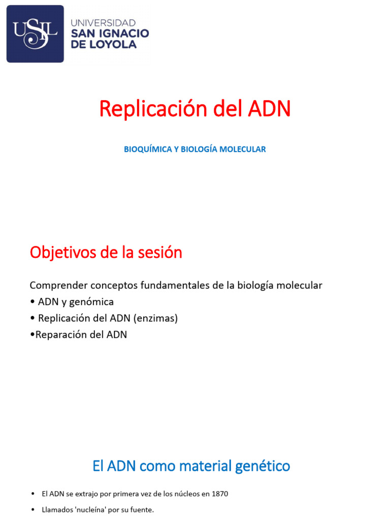 ADN, Genomica y Replicación | Descargar gratis PDF | Adn | Replicación De Adn