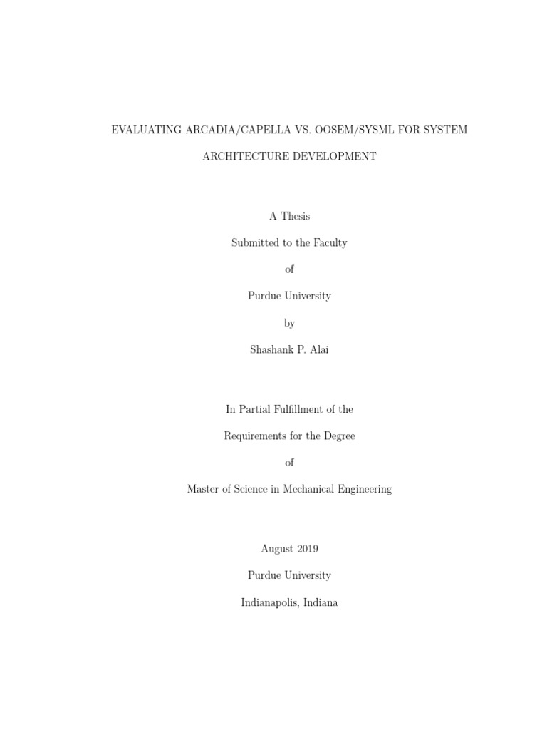 Evaluating Arcadia-Capella Vs OOSEM-Sysml For System Architecture Development | PDF | System ...