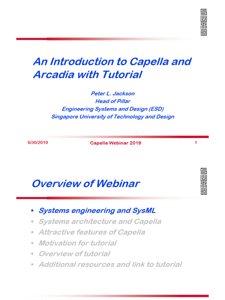 An Introduction To Capella and Arcadia With Tutorial | PDF | Systems ...